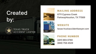 Safety Tips for Drivers Sharing the Road with Trucks | PPTX