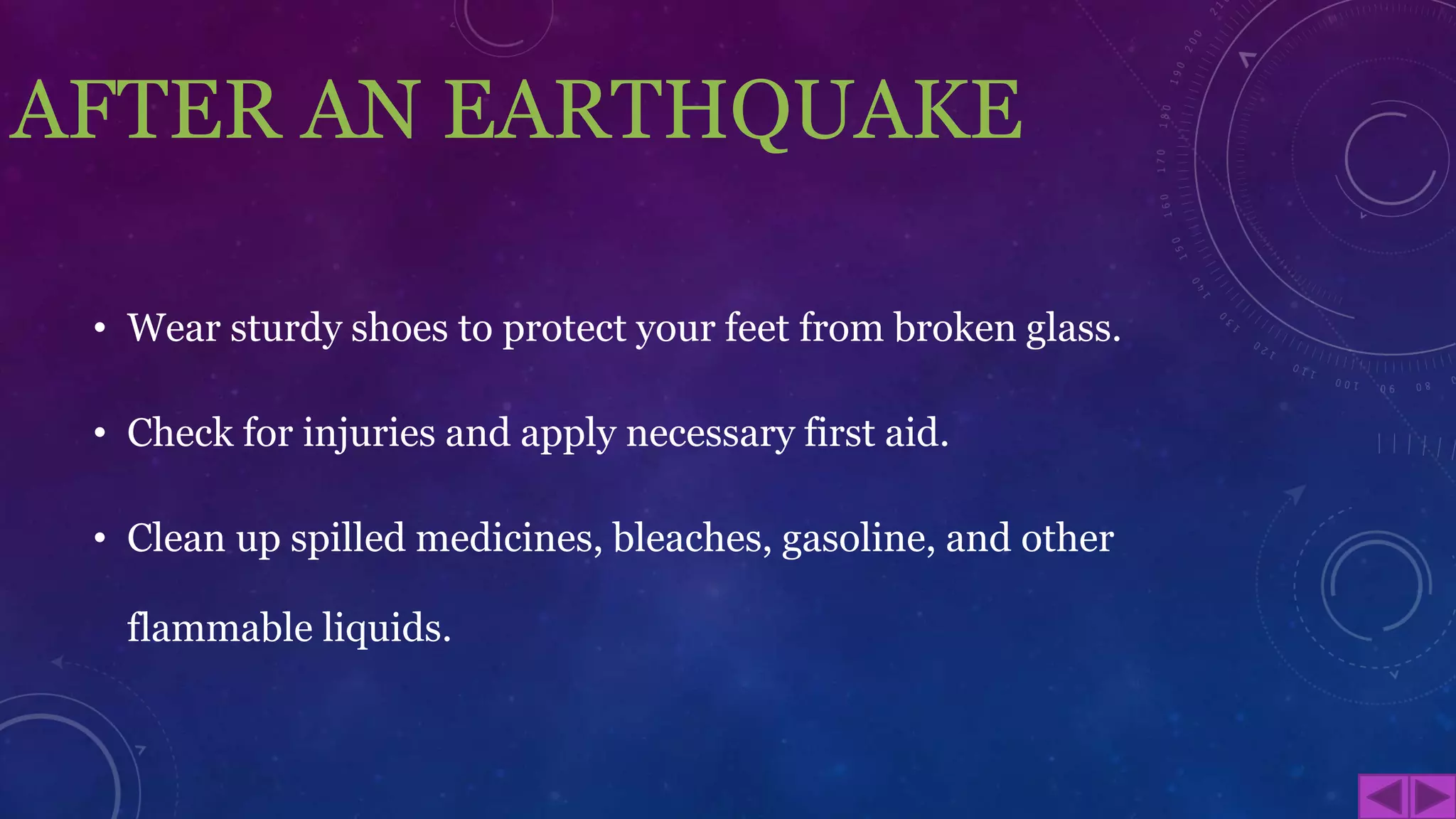 Safety tips for earthquake | PPT