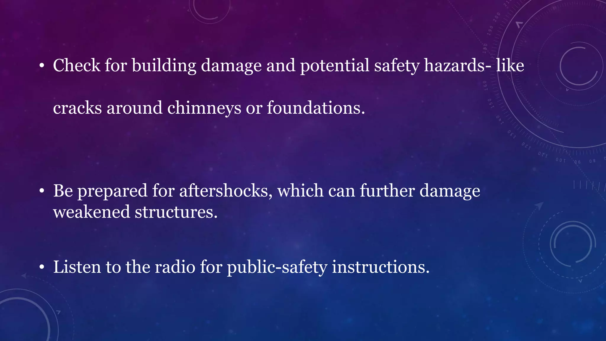 Safety tips for earthquake | PPT