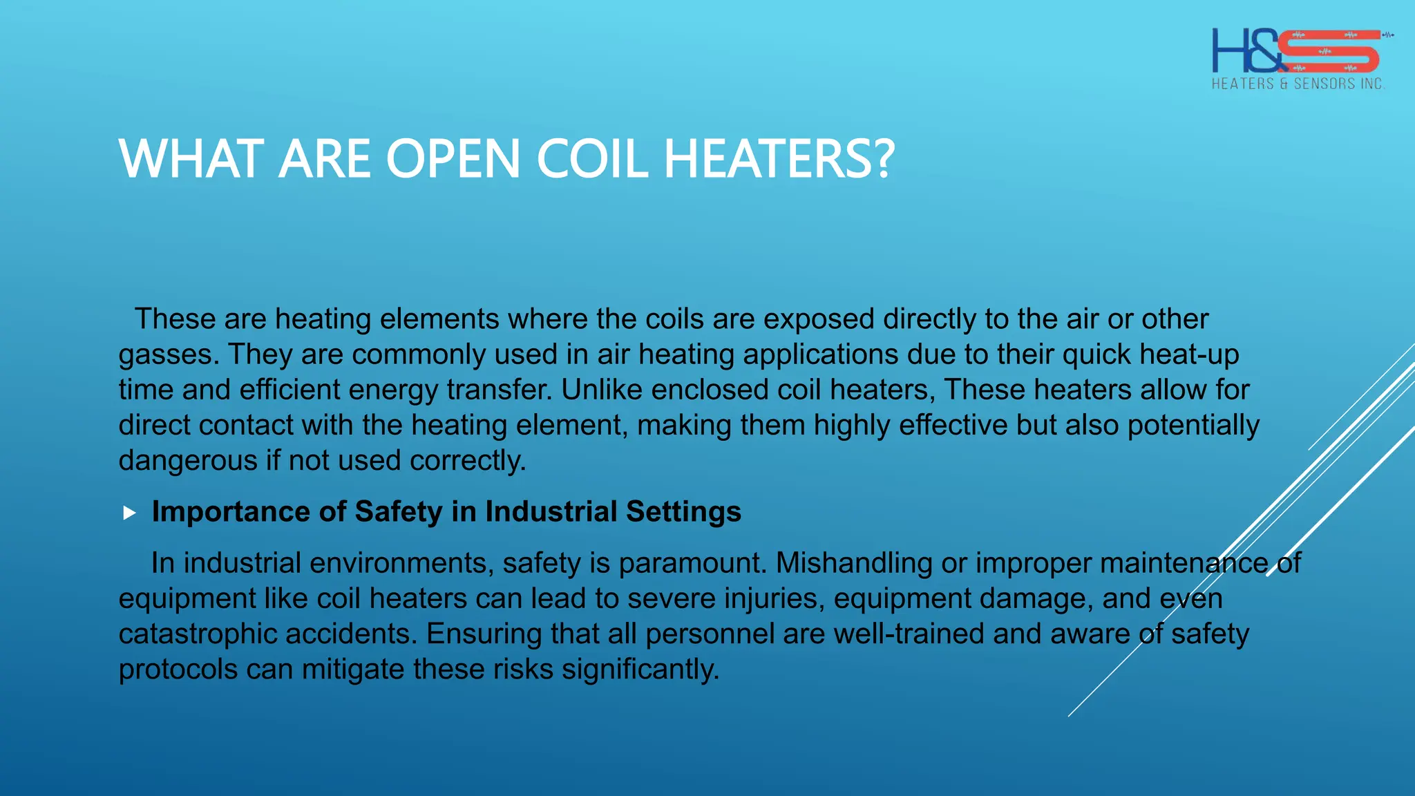 Key Safety Instructions for Open Coil Heaters in Industrial Sites | PPTX