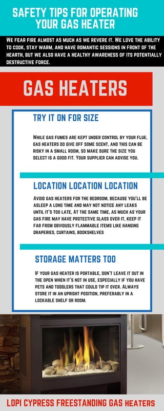 Safety Tips For Operating Your Gas Heater | PDF