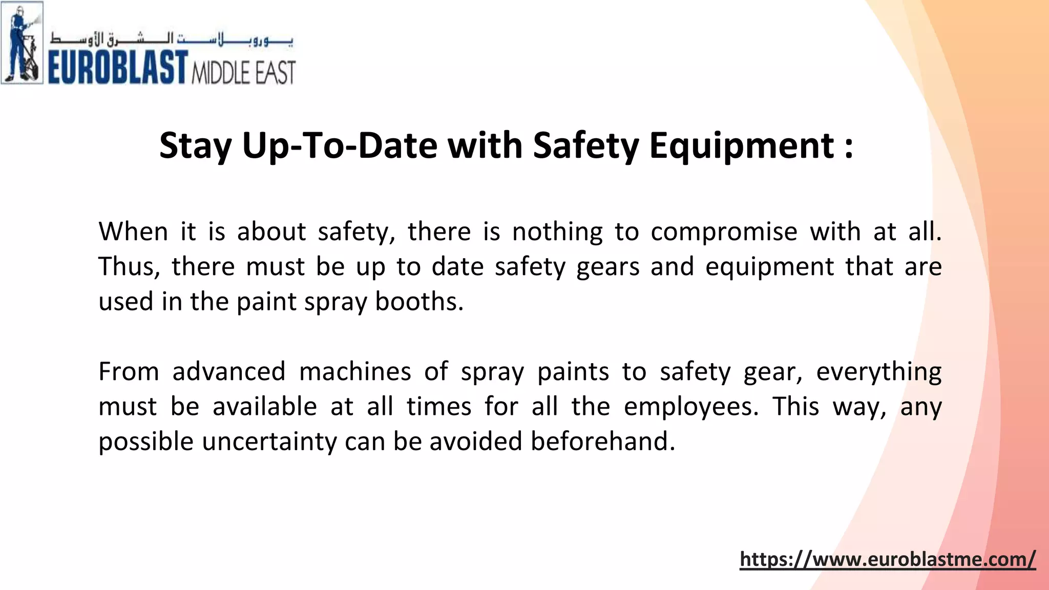 Safety tips for using paint spray booth... | PDF