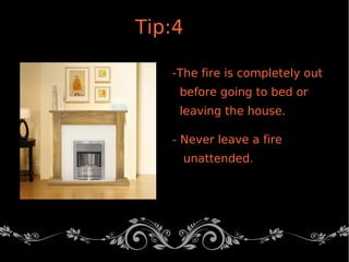 Safety Tips From Fireplaces | PPT