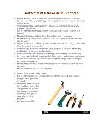 SAFETY TIPS OF ELECTRICAL POWER TOOLS.pdf