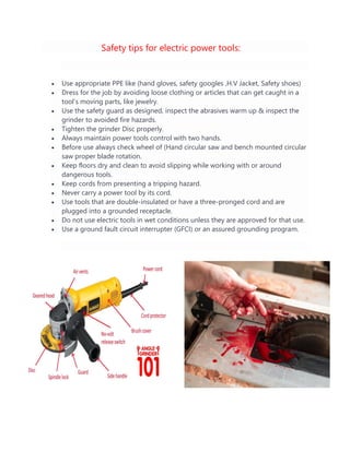 Hand And Power Tools Program