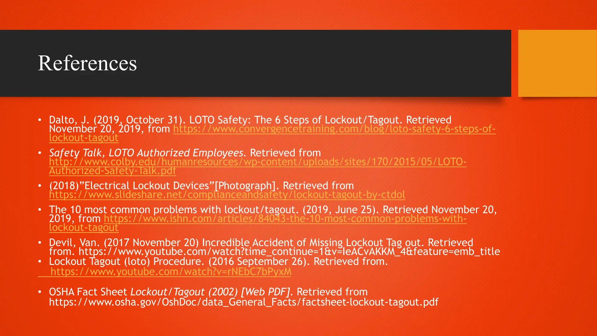 Safety Topic_Day-15________LockOutTagOut | PPTX