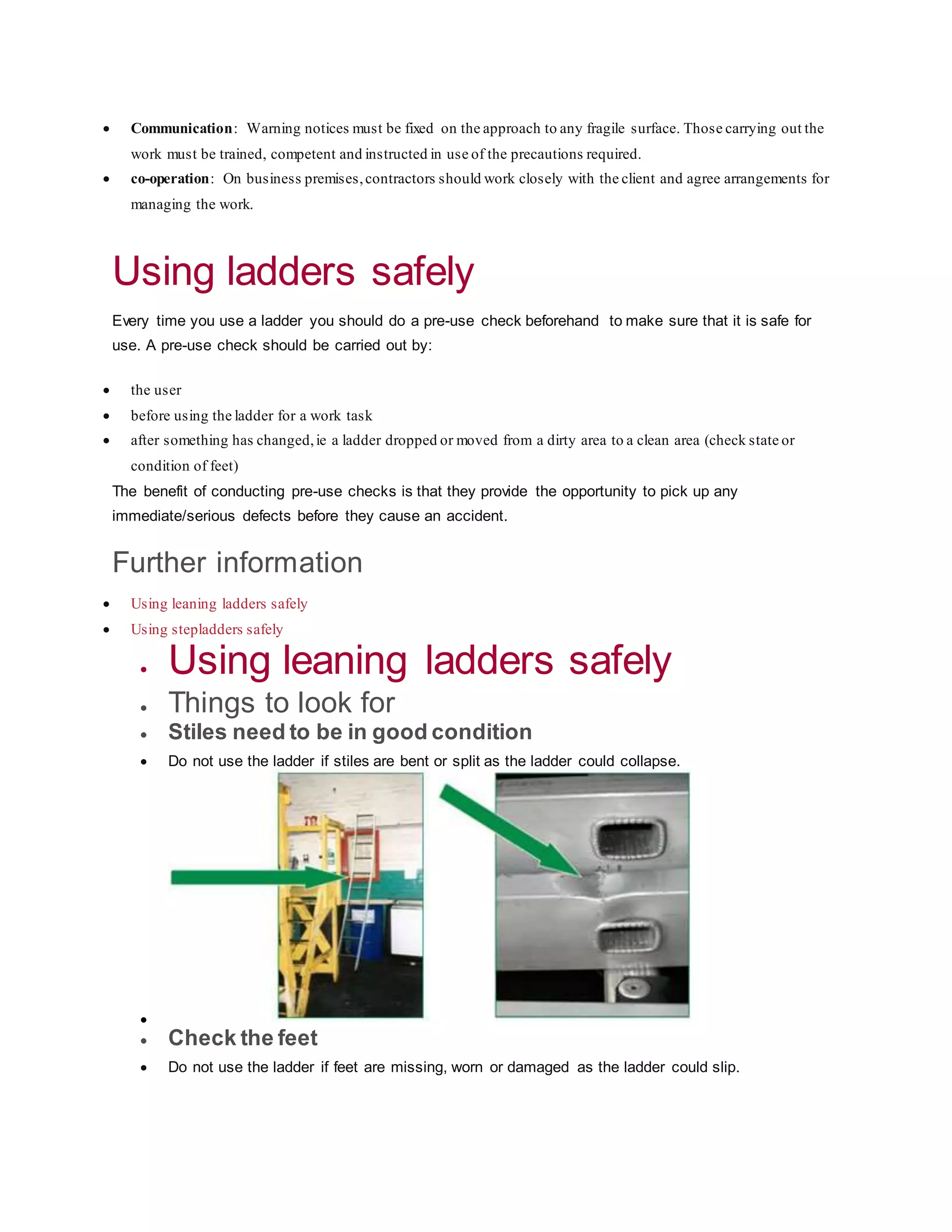 Safety topics | DOCX