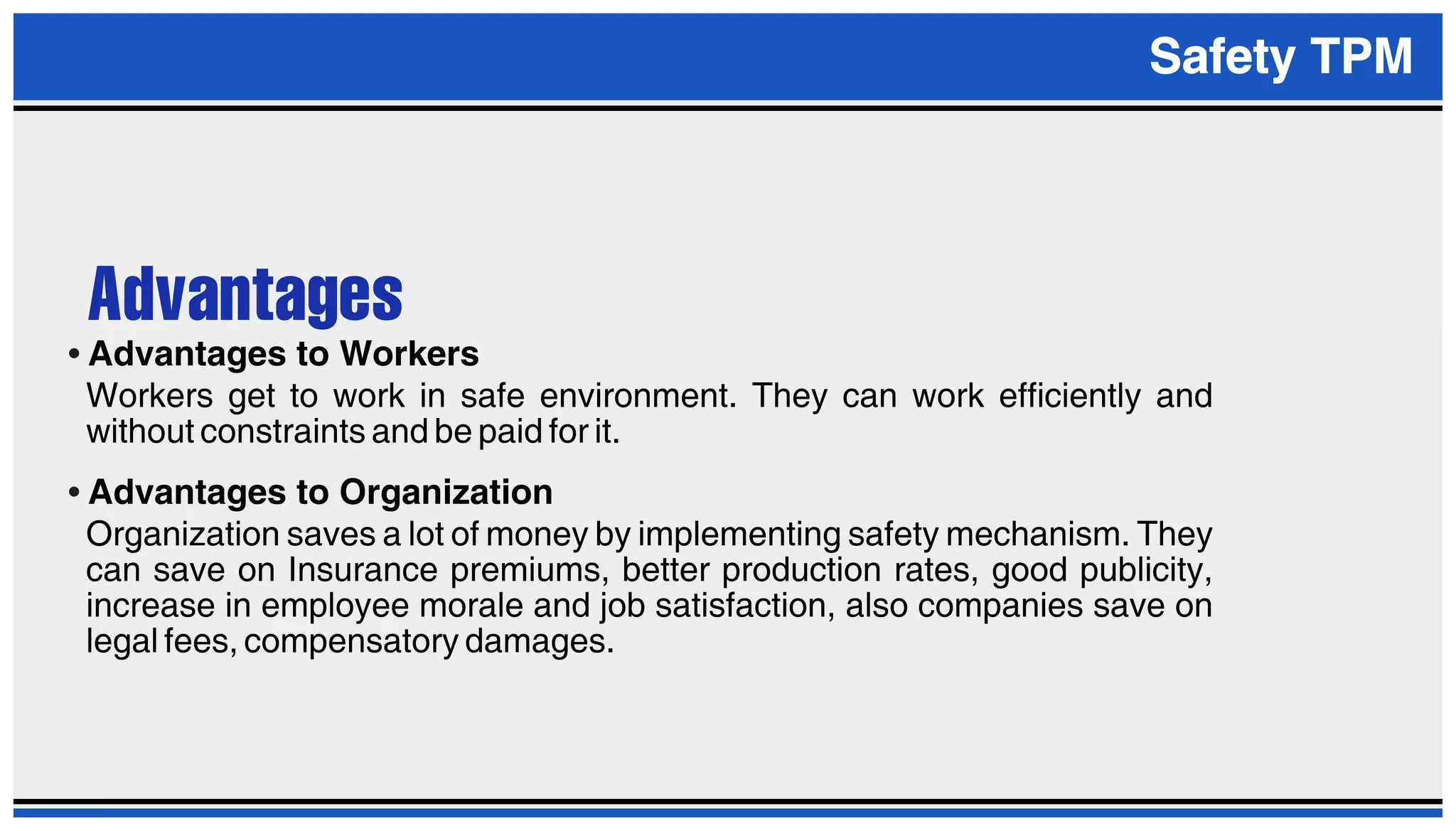 PPT ON SAFETY TPM | PDF
