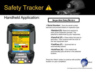 Snively Inc Safety Tracker Handheld | PPT