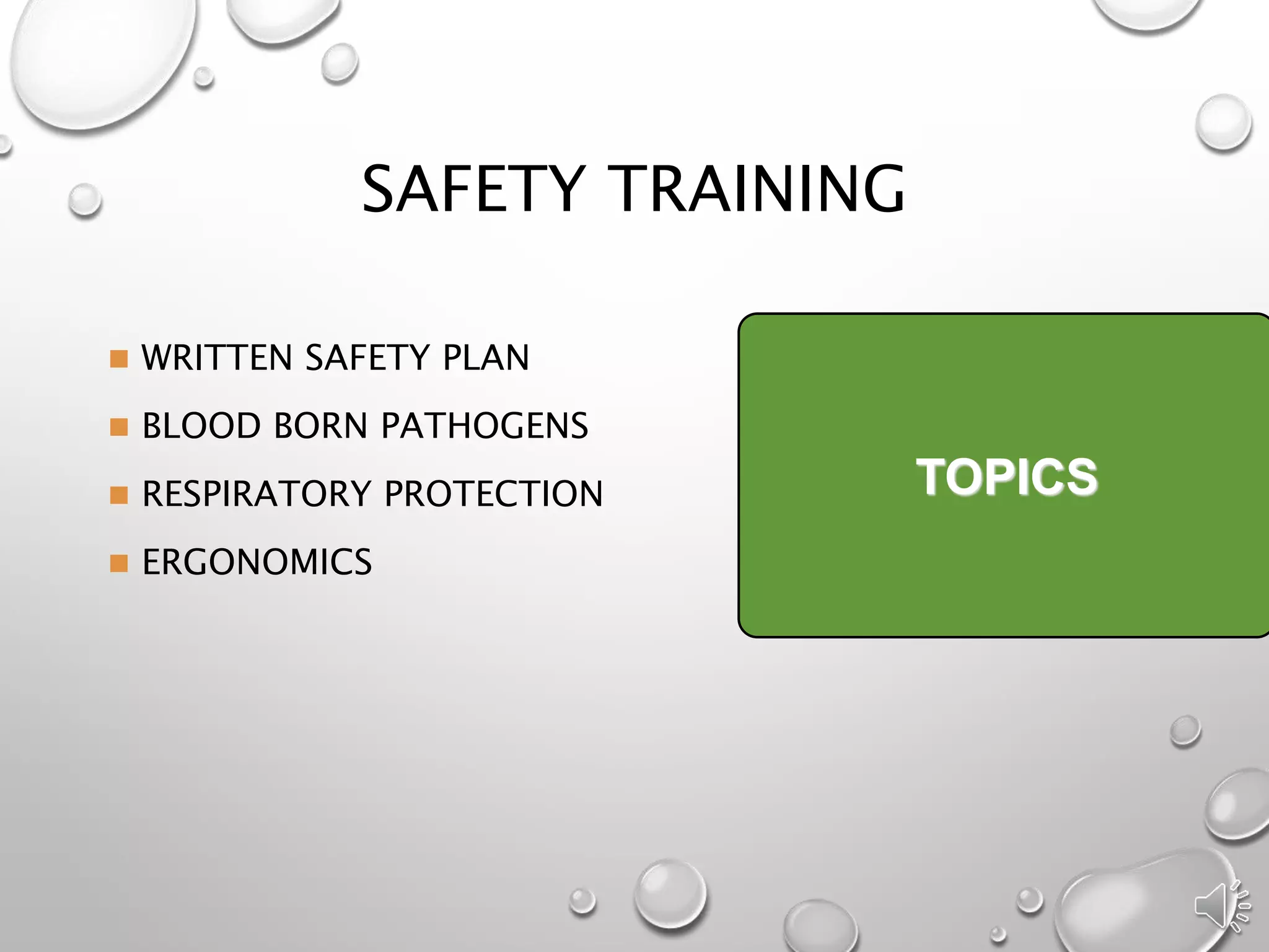 Safety training 2018 | PPTX