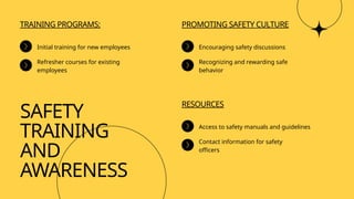 Safety Training: Fostering a safe Work Environment. | PPTX