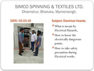 Safety Training which is most effective for the Chemical Handling, Electrical & Mechanical Works ...