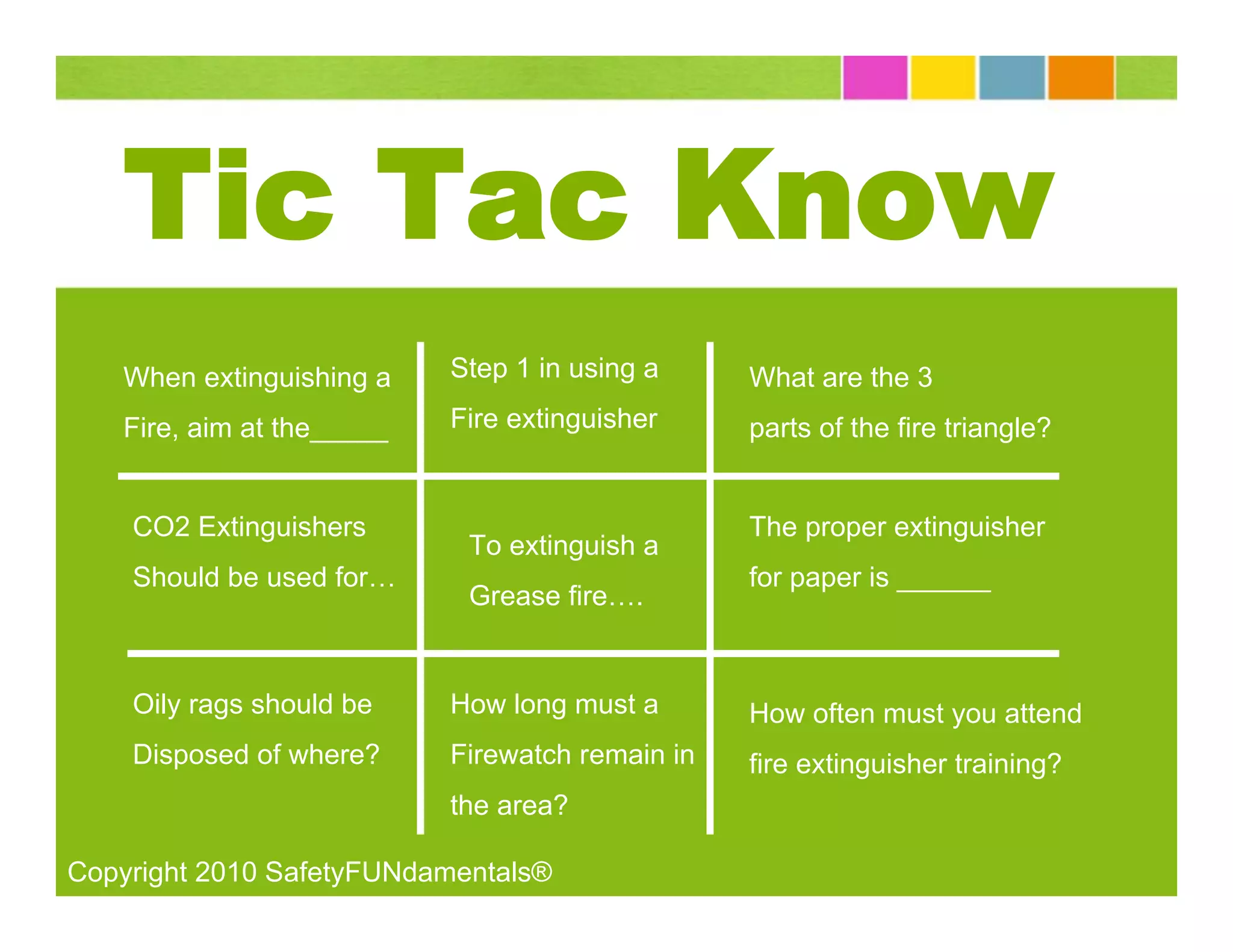 Safety Training Games For Everyone | PDF