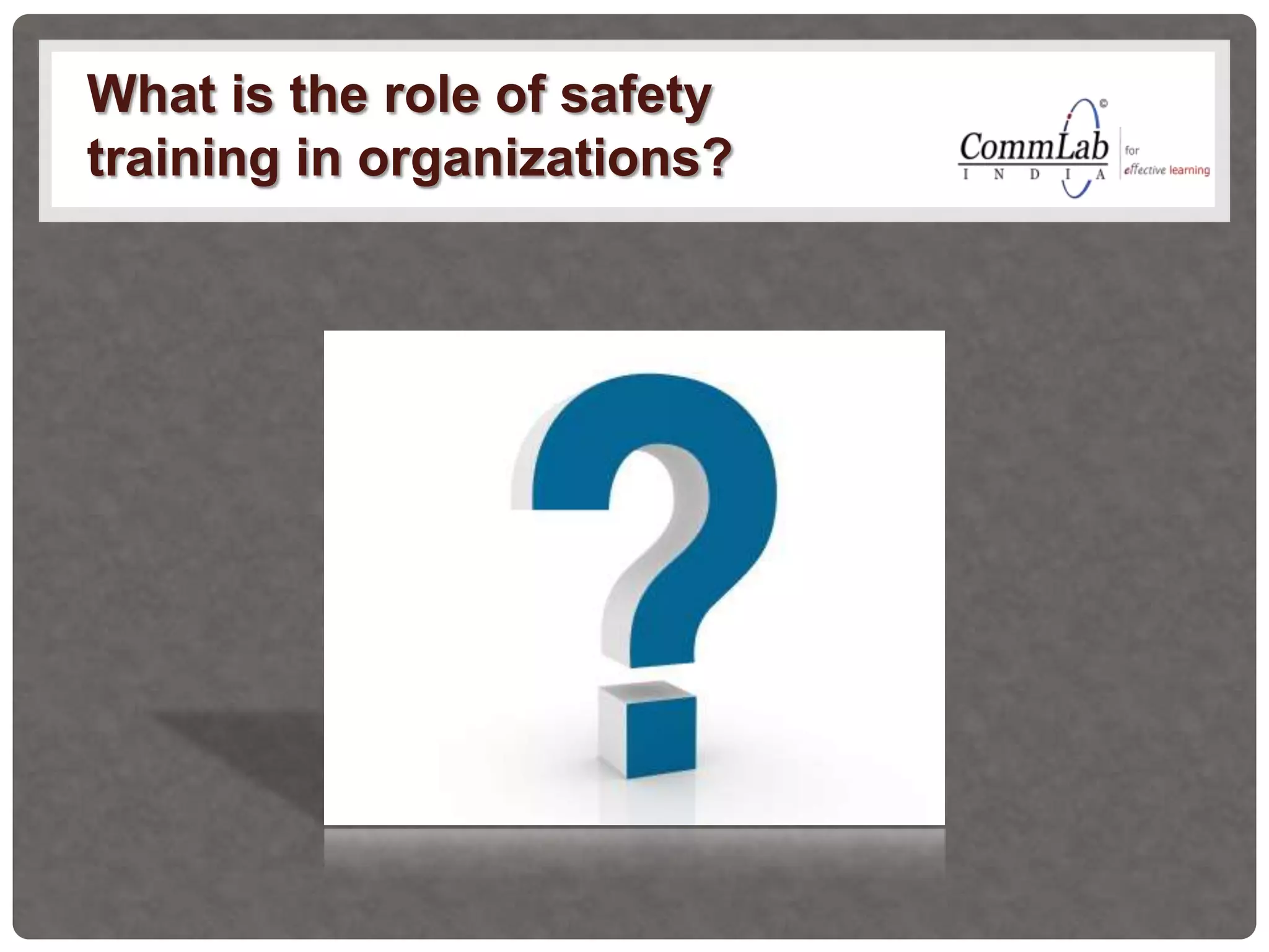 Learning Activities to Make Safety Training Fun and Interesting | PPTX