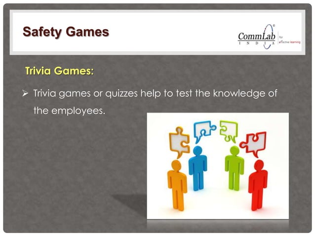 Learning Activities to Make Safety Training Fun and Interesting | PPTX