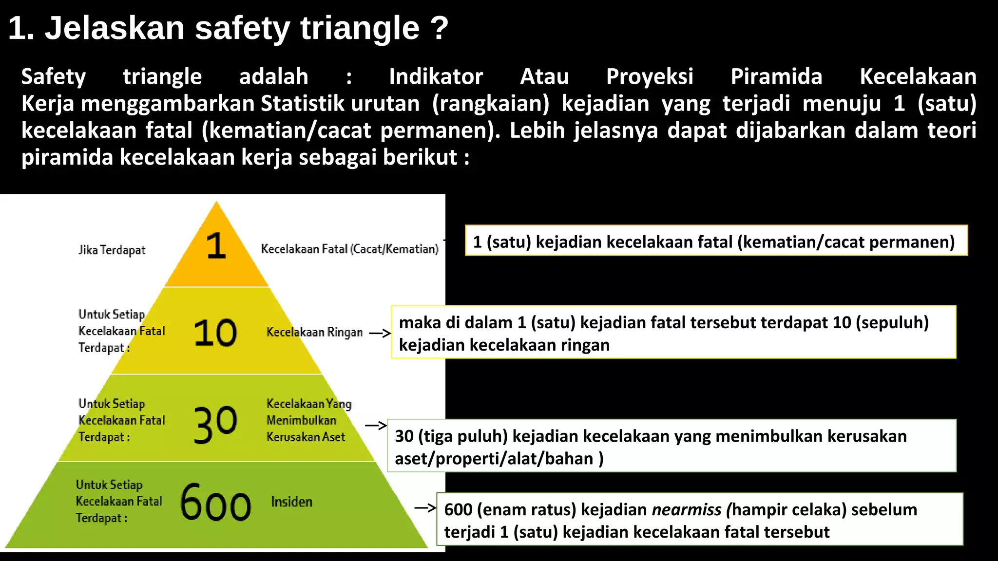 Safety triangle | PPT