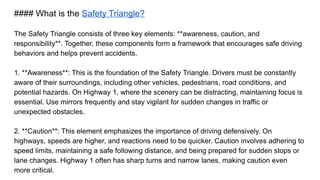 _Safety Triangle.pptxUnderstanding the Safety Triangle on Highway 1 | PPT