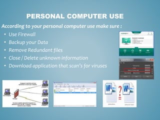 Safety use of electronic devices | PPTX
