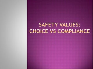 Safety Values | PPT