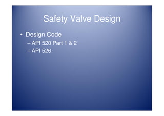 Safety valve in process industry1 | PDF