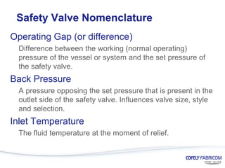 Testing of Safety Valves | PPT