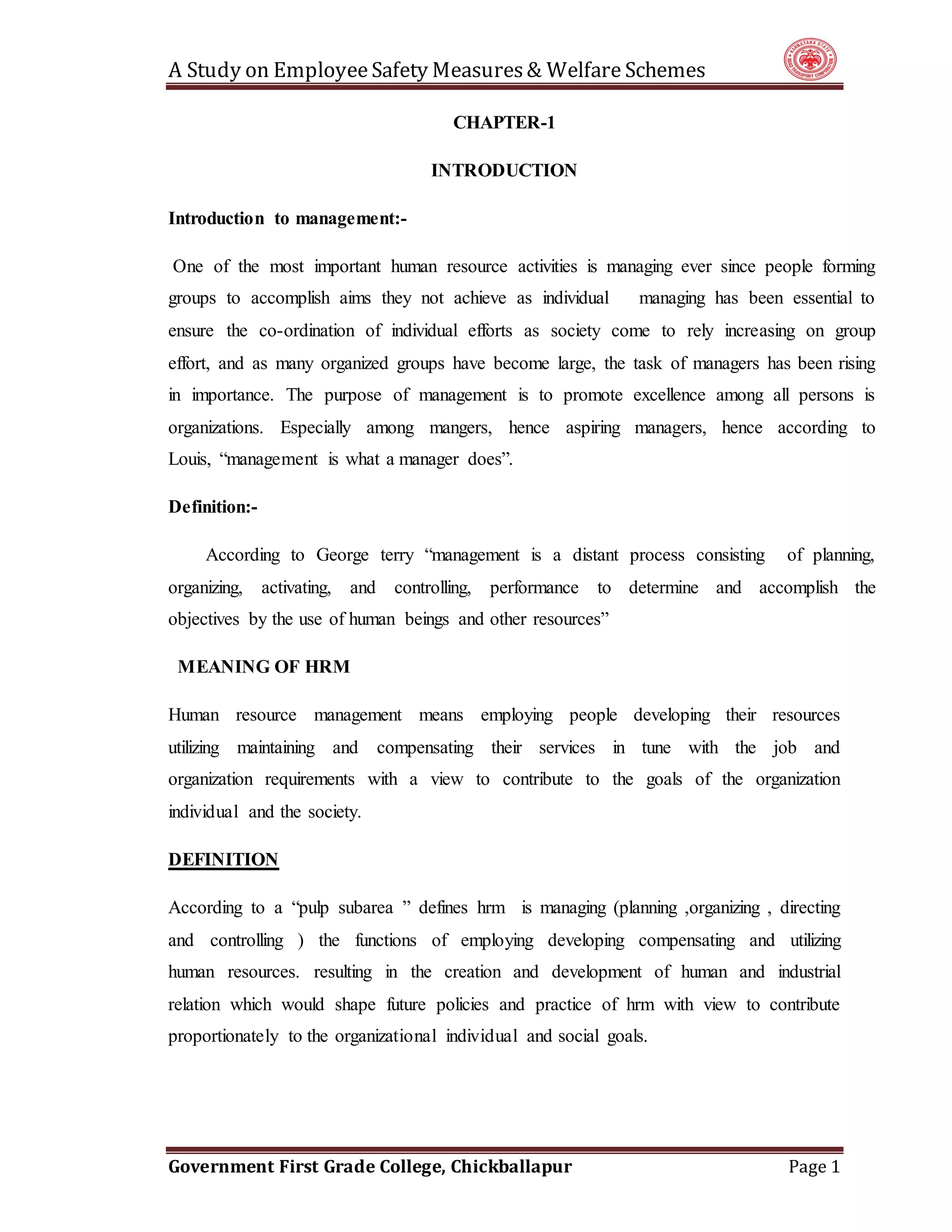 Safety welfare ksrtc final (recovered) | DOCX