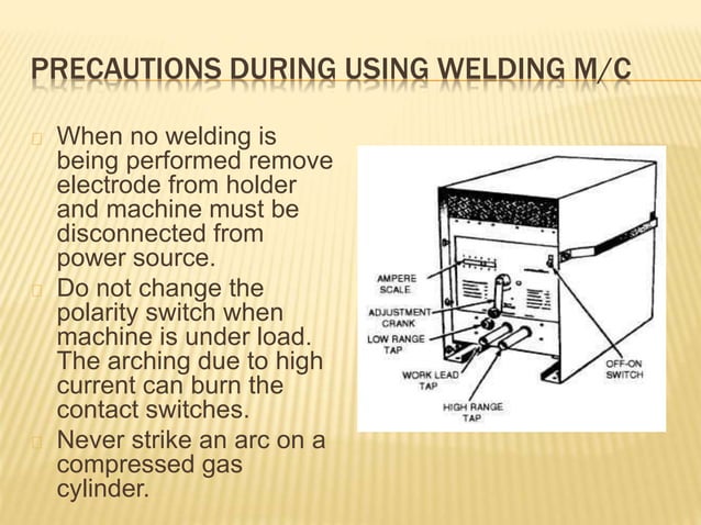 Safe practices while Welding, Gas cutting and machining activities ...