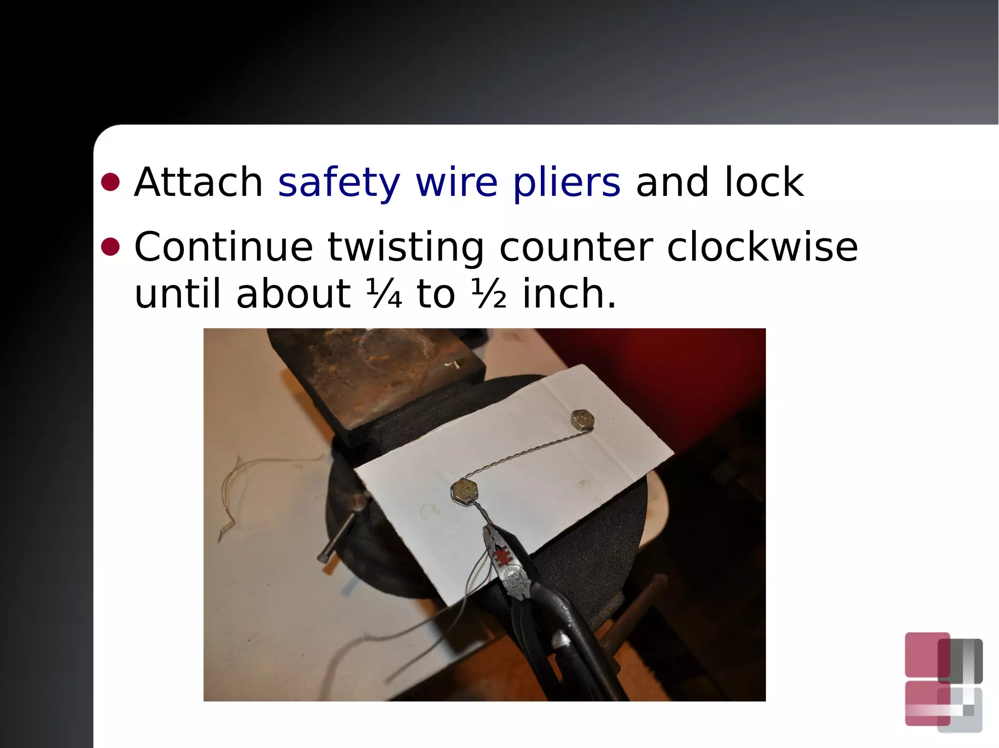 Safety wire presentation | PDF
