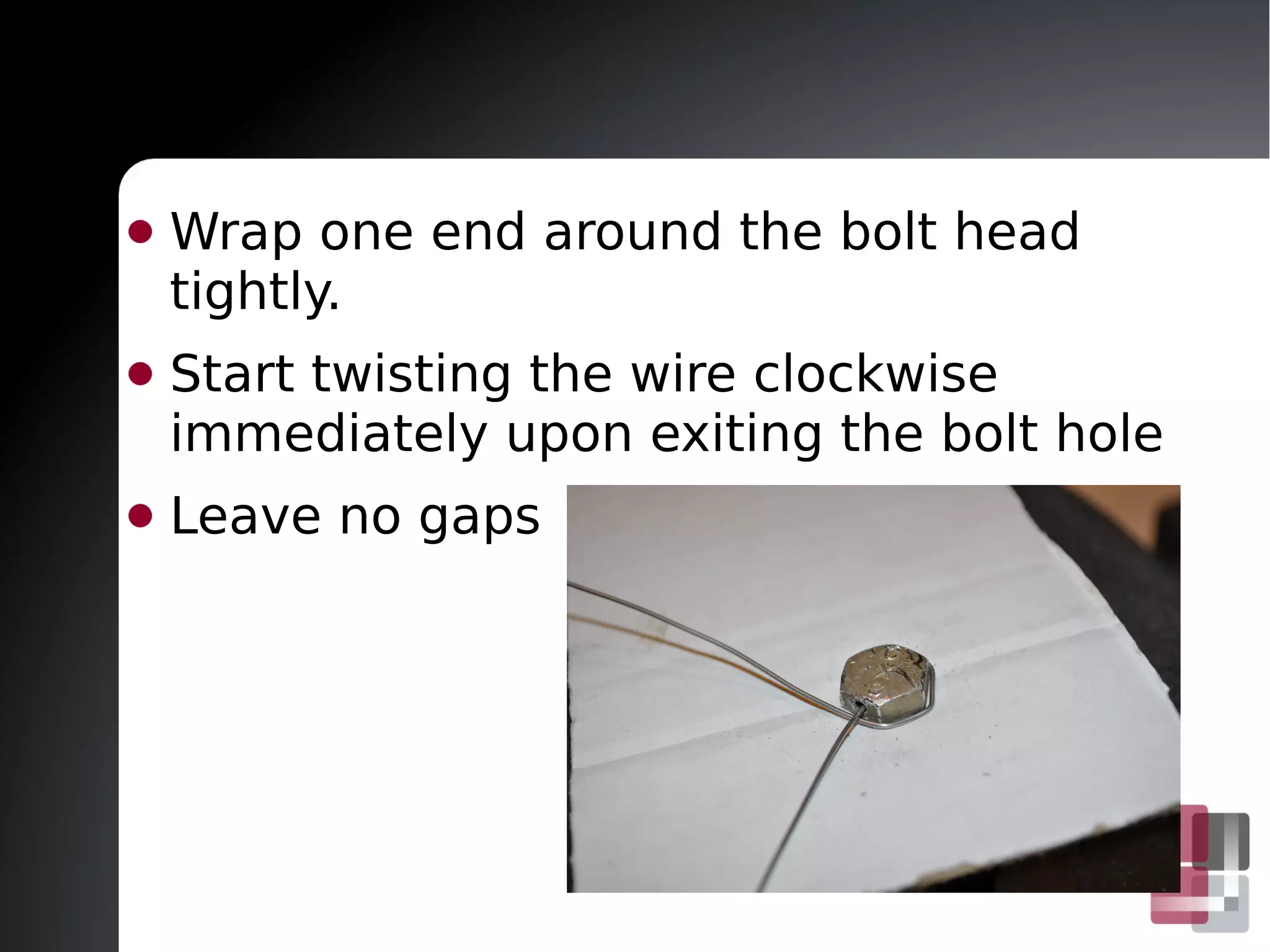Safety wire presentation | PDF