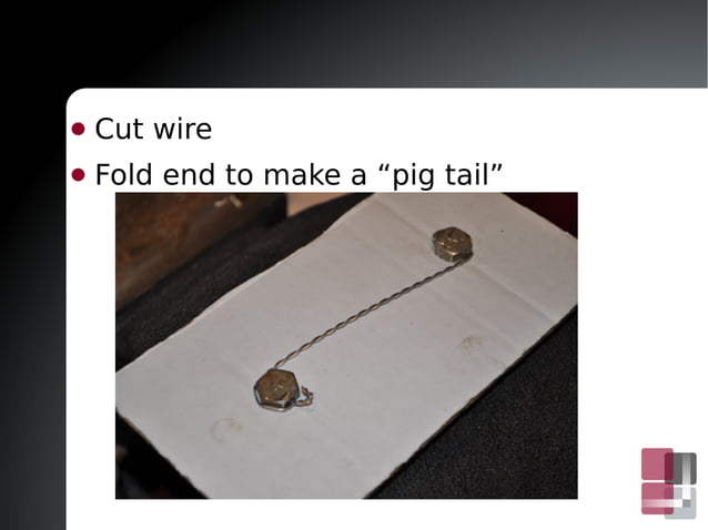 Safety wire presentation | PDF | Aviation Industry | Industries