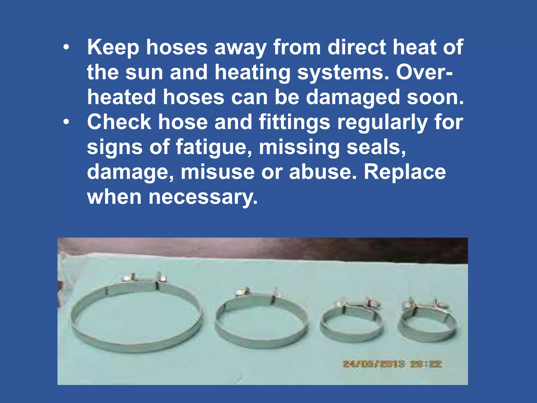Safety with pressure air hoses | PPTX