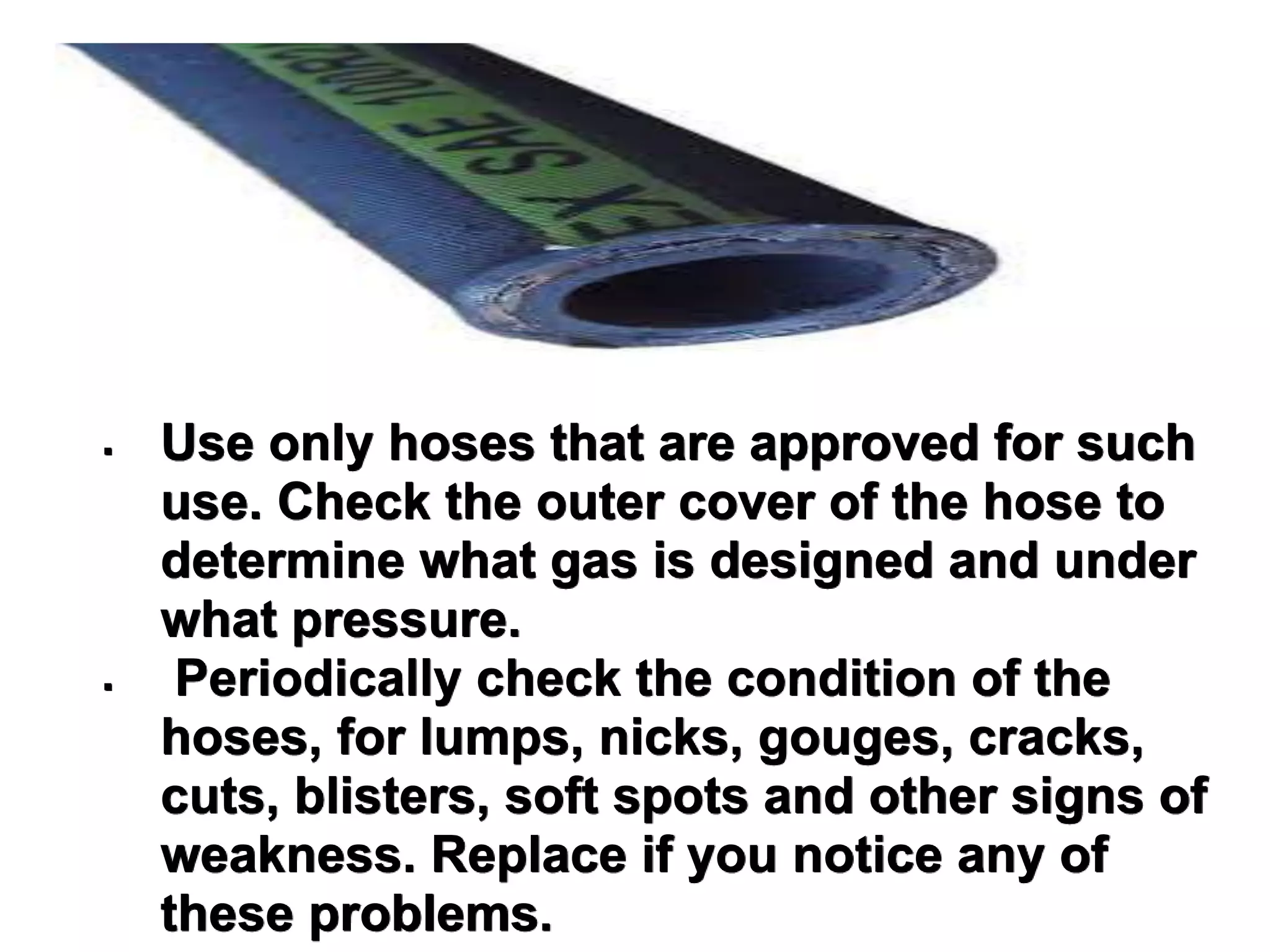 Safety with pressure air hoses | PPTX