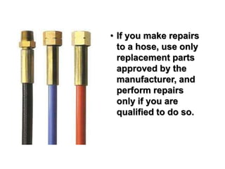 Safety with pressure air hoses | PPTX