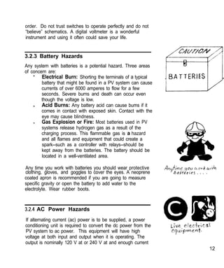 Safety with PV systems | PDF