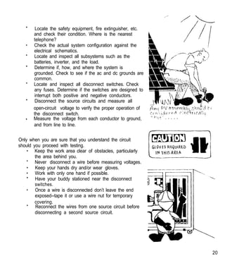 Safety with PV systems | PDF