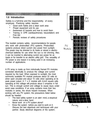 Safety with PV systems | PDF