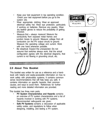 Safety with PV systems | PDF