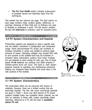 Safety with PV systems | PDF