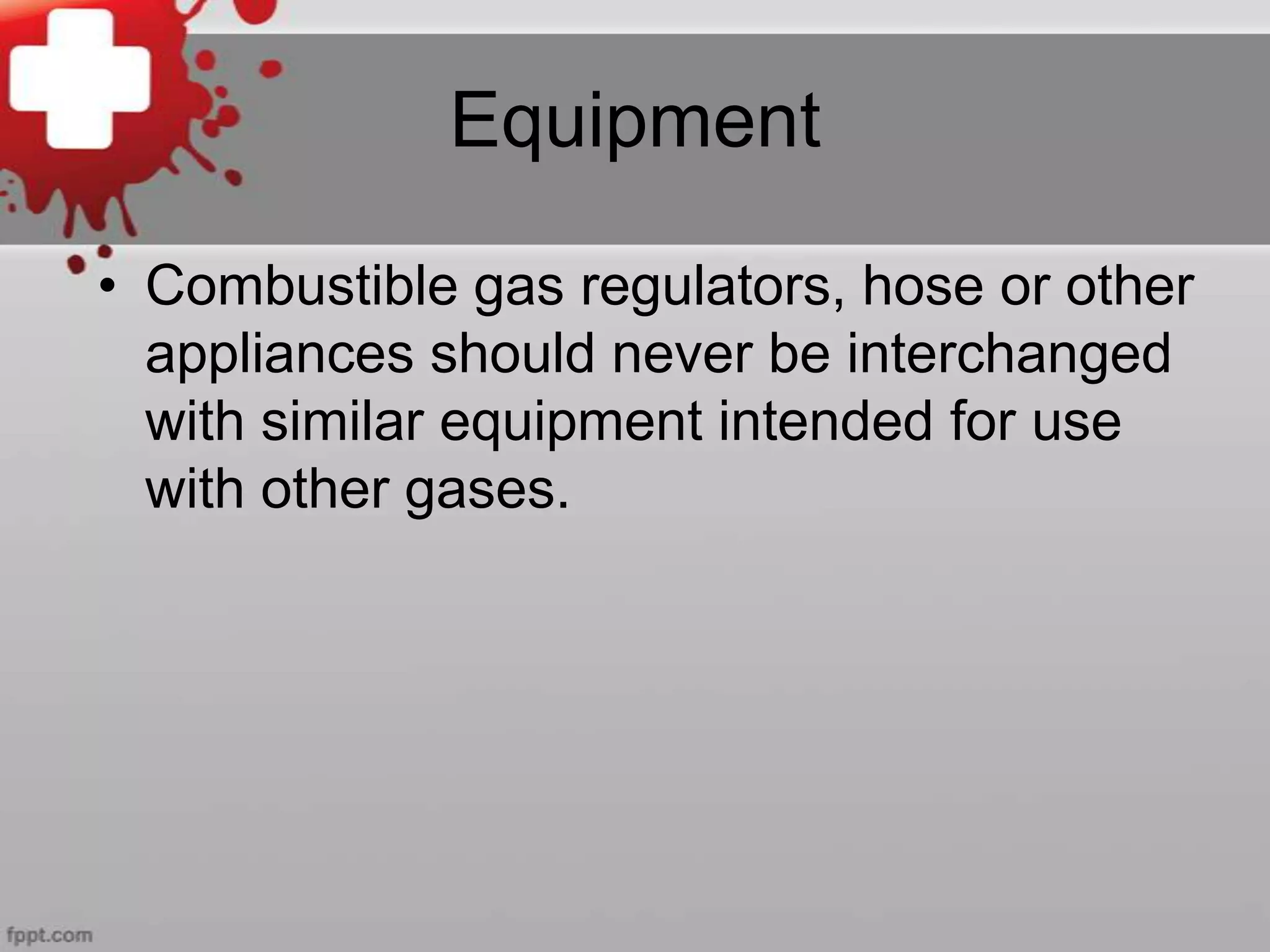 Safety work instruction for compressed gas | PPTX