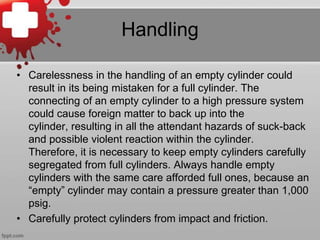 Safety work instruction for compressed gas | PPTX