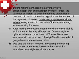 Safety work instruction for compressed gas | PPTX