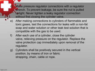 Safety work instruction for compressed gas | PPTX