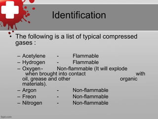 Safety work instruction for compressed gas | PPTX