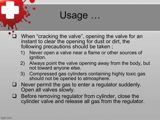 Safety work instruction for compressed gas | PPTX
