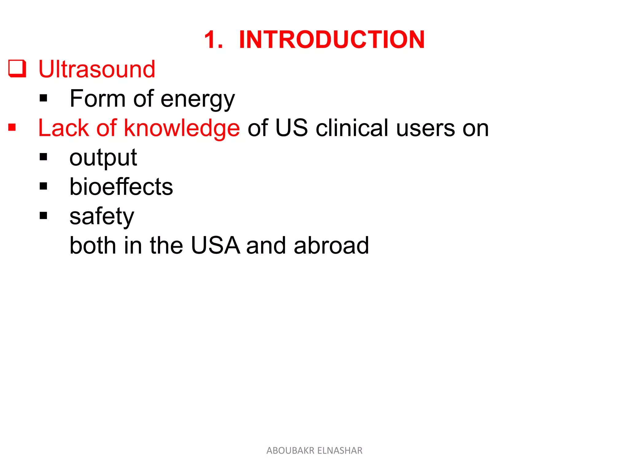 ultrasound safety | PDF