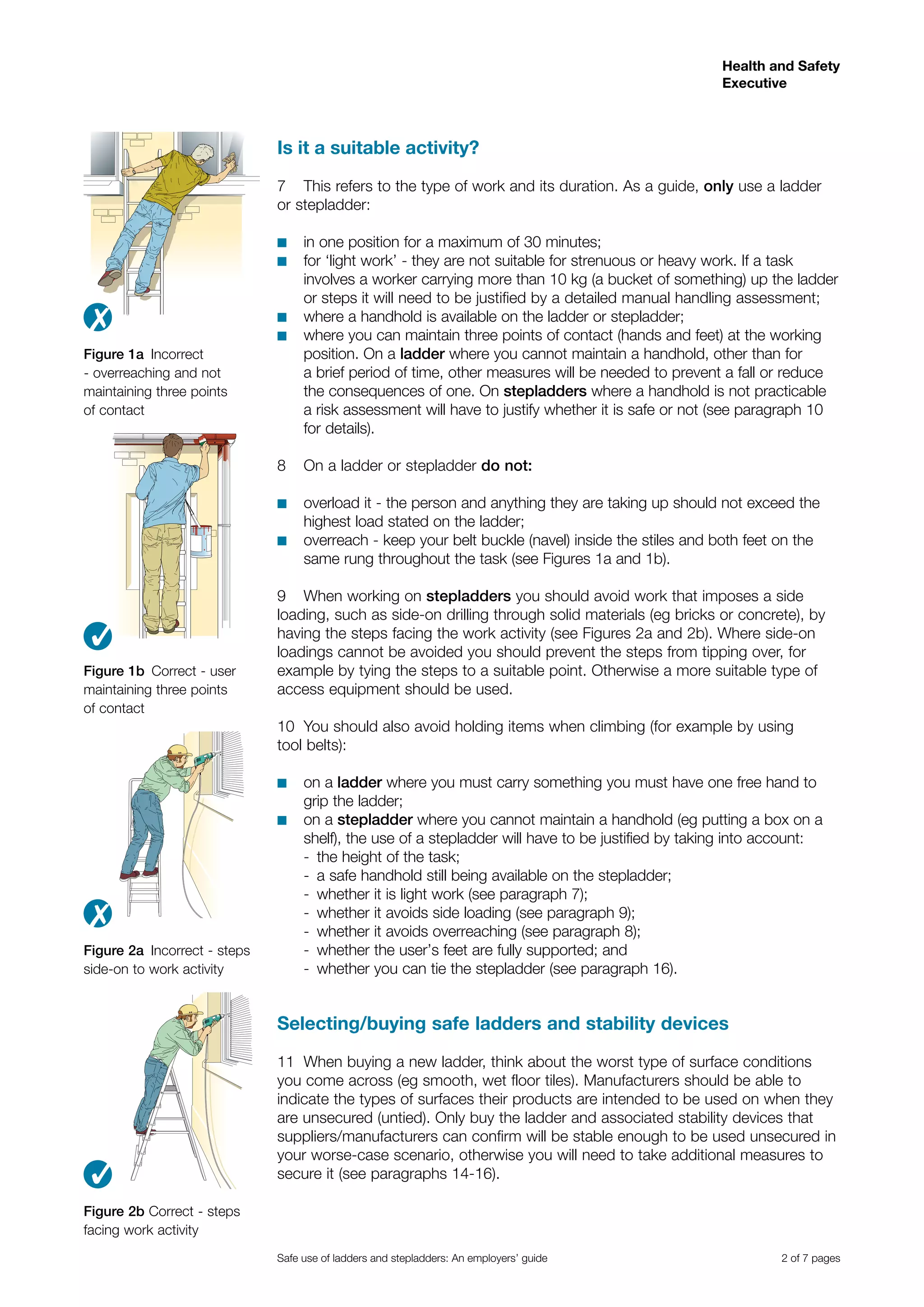 Safe use of ladders | PDF