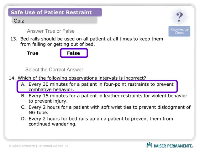 Safe useofpatientrestraintscompetency | PPT | Free Download