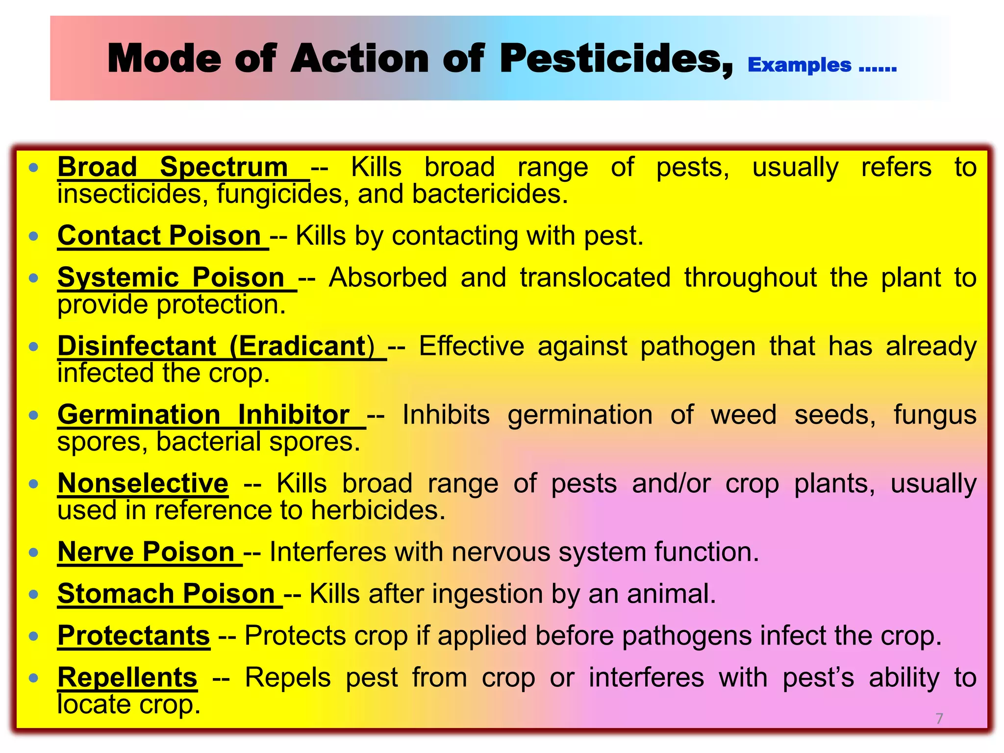 Safe use of pesticides | PDF