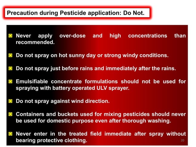 Safe use of pesticides | PDF | Gardening | Home & Garden