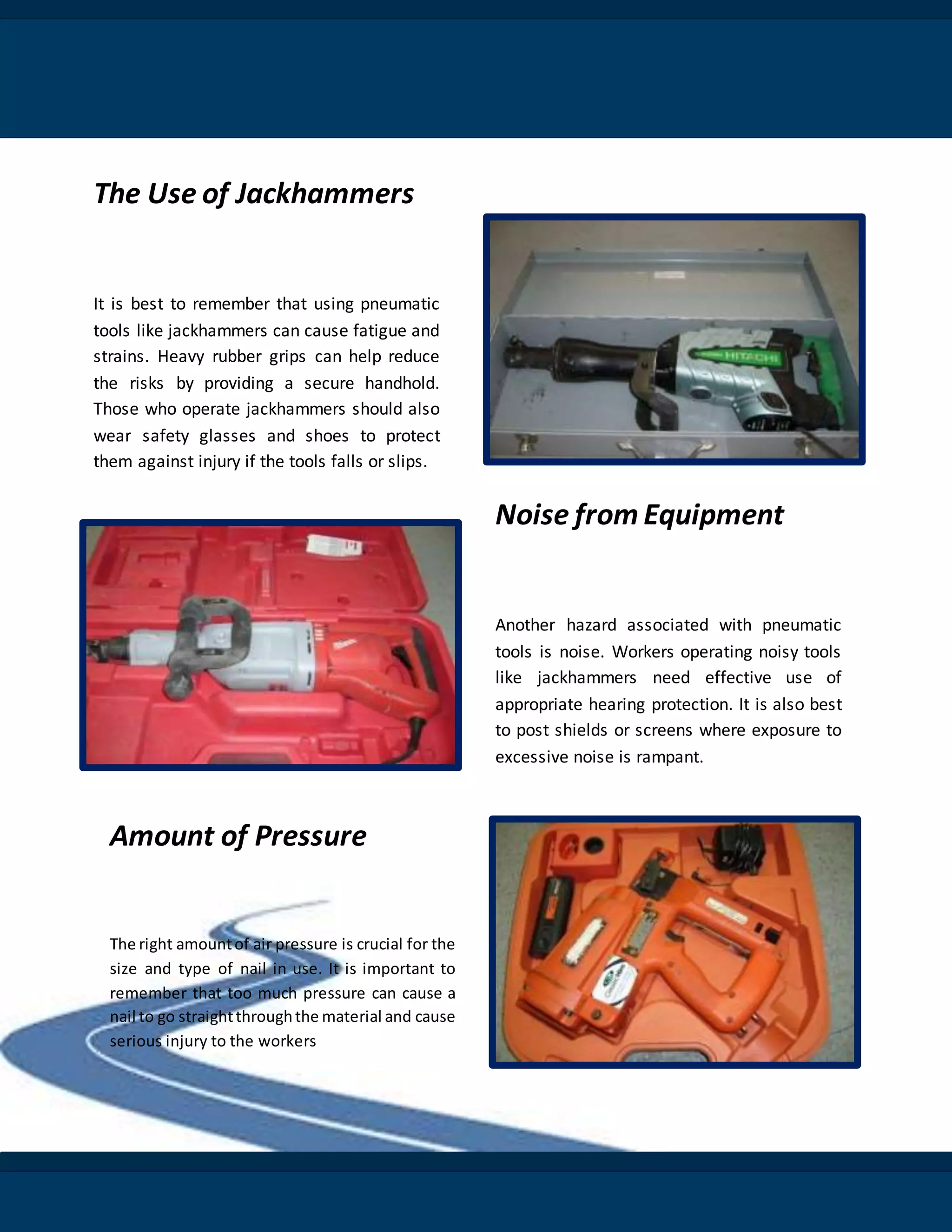 Safe Use of Pneumatic Tools | DOCX